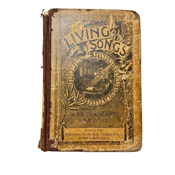 Methodist | Accents | Antique Hymnal Living Songs 895 Edited By W G E ...